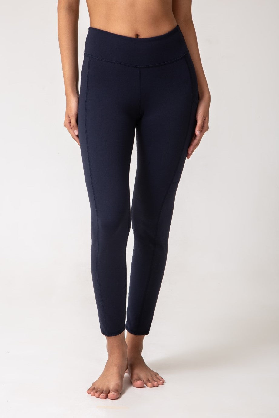 Stretch Athletic Leggings NAVY | LANUUK Modest Activewear & Sportswear