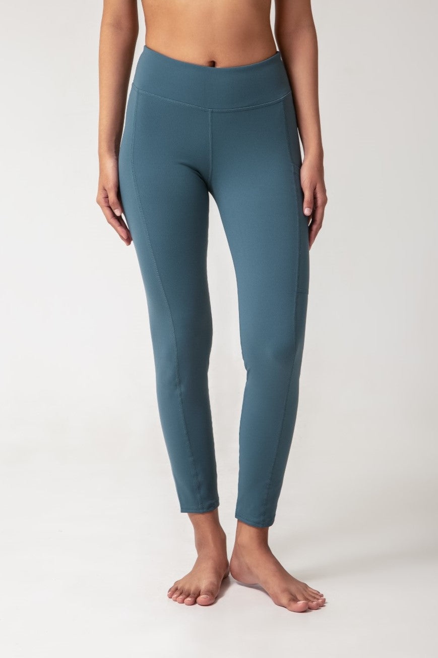 Stretch Athletic Leggings SAGE | LANUUK Modest Activewear & Sportswear