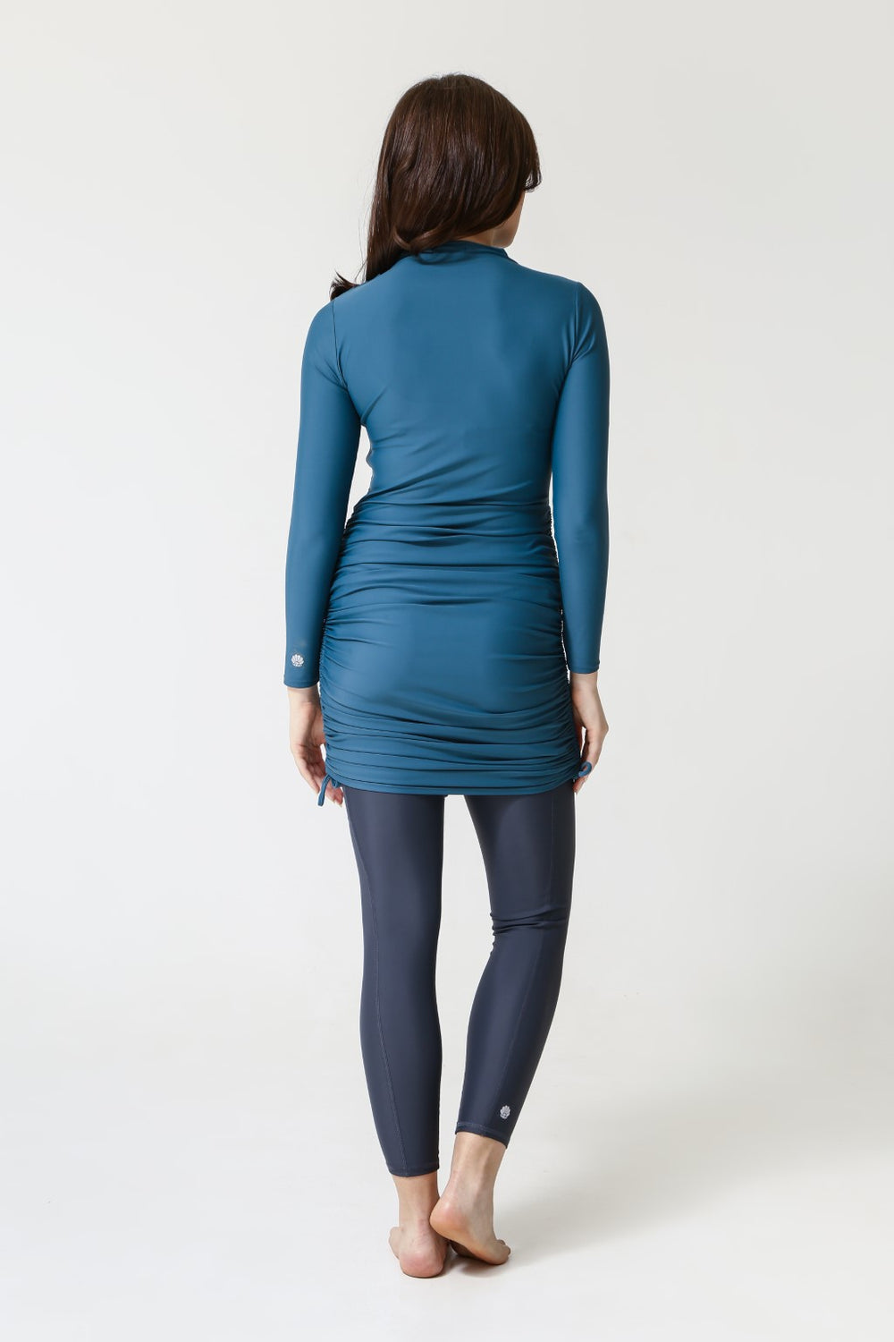 Isla Swim Dress WAVE | LANUUK Womens Modest Covered Burkini Swimwear