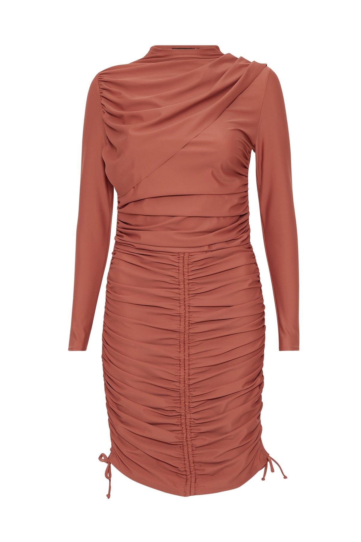 Isla Swim Dress CLAY | LANUUK Womens Modest Full Coverage Swimsuit