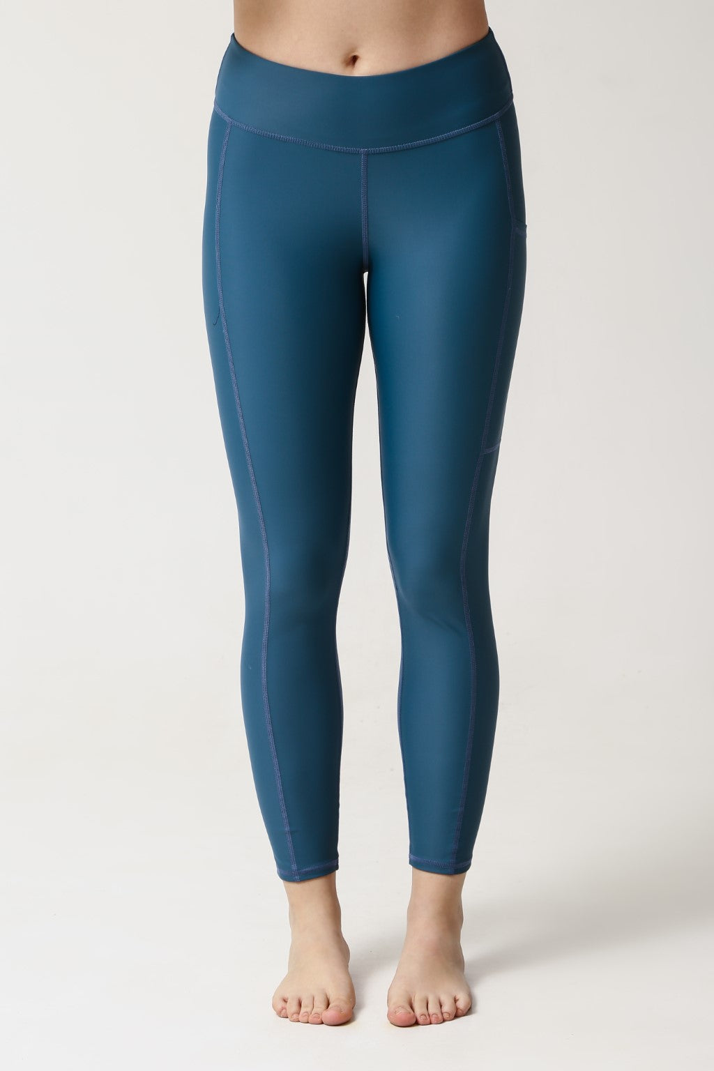 Pocket Swim Tights WAVE | LANUUK Full Coverage Swim Leggings