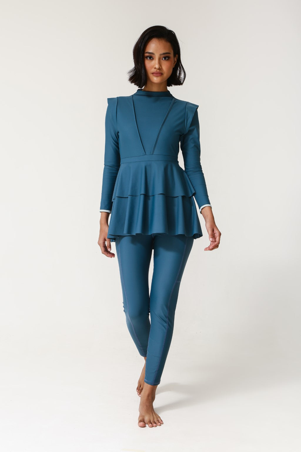 Serena Swim Dress WAVE | Womens Modest Covered Burkini Swimwear