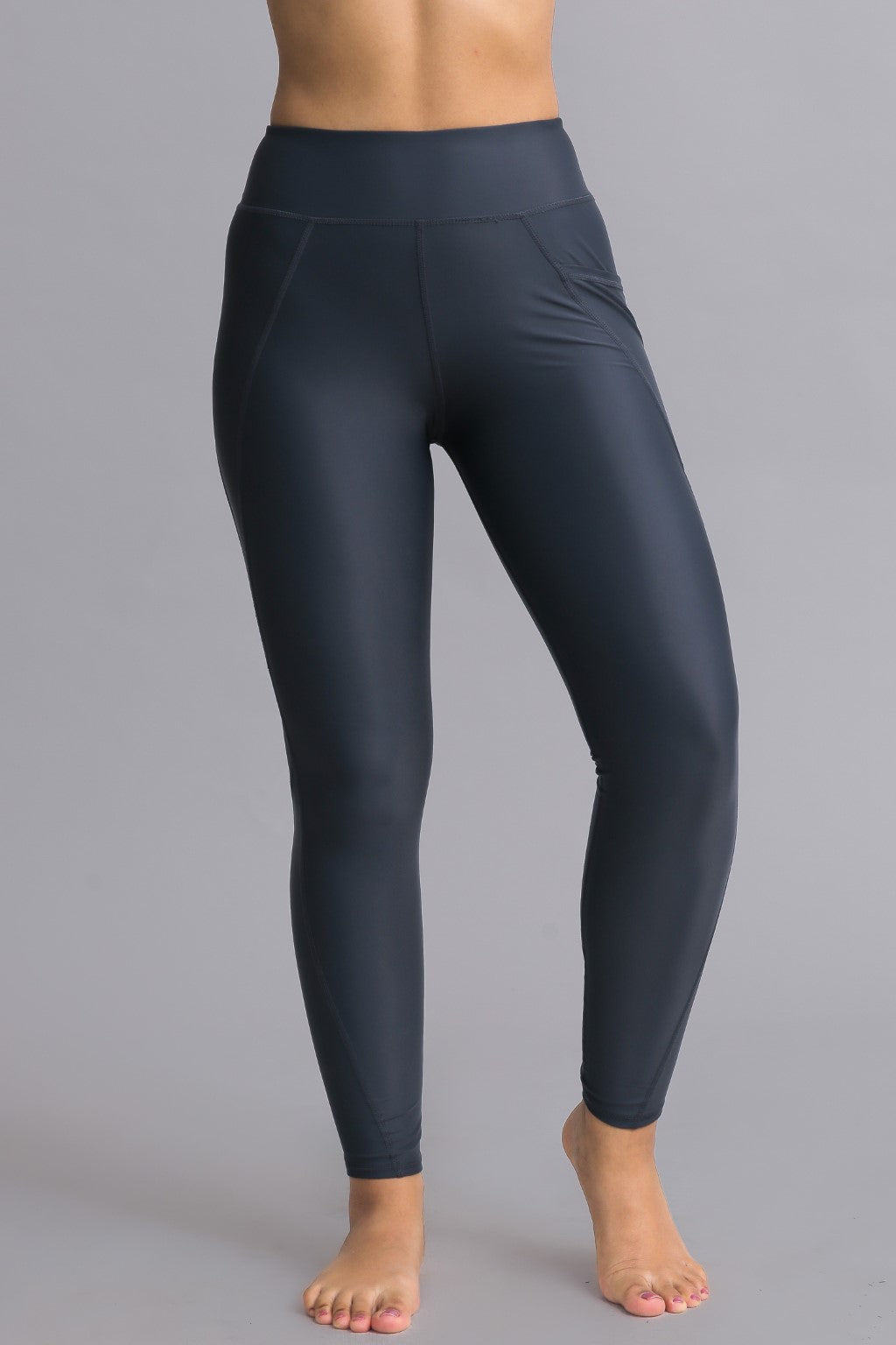 Contour Swim Tights - Shadow | LANUUK Full Coverage Surfing Swimwear